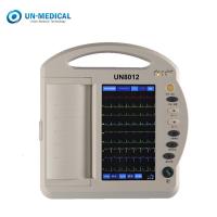 China Portable 12 Lead ECG Monitor 4.3 Inch Touch Screen Rechargeable 2200mAh Battery for sale