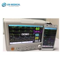 China 7 Inch Touchscreen Patient Vital Signs Monitor ECG NIBP SPO2 Analog Output for sale
