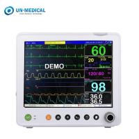 China 7 Inch Touchscreen Patient Vital Signs Monitor ECG NIBP SPO2 Analog Output for sale
