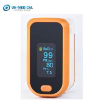 China Medical Hospital Fingertip Pulse Oximeter with ODI 2 AAA Battery Powered OLED Display for sale