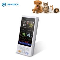China PC200V Handheld Veterinary Vital Signs Monitor 5 Leads NIBP SPO2 TEMP 4 Inch TFT for sale