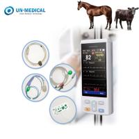 China PC200V Handheld Veterinary Vital Signs Monitor 5 Leads NIBP SPO2 TEMP 4 Inch TFT for sale