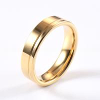China 6mm Offset Groove 18K Gold Tungsten Carbide Wedding Band Ring for Men Women Custom Sample Service for sale