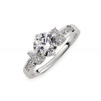 China 925 Sterling Silver Round Cut CZ Eternity Wedding Band for Women - 5-10 Day Sample Production for sale