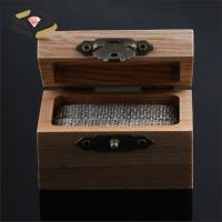 China Whiskey Barrel Wood Ring Box 60×40×36mm Customizable OEM/ODM Jewelry Packaging for sale