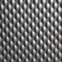 China Rounded Wave Pattern Embossed Stainless Steel Sheet Plate With High Corrosion Resistance And Customizable Colors for sale