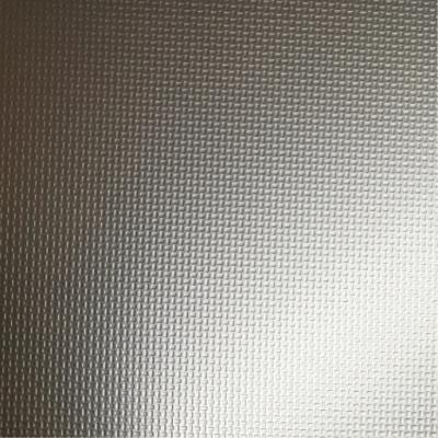 China Fine Grid Pattern Embossed Stainless Steel Sheet Plate With High Corrosion And Scratch Resistance For Decorative Applications for sale