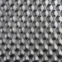 China 3D Water Ripple Pattern Embossed Stainless Steel Sheet Plate With High Corrosion Resistance And Customizable Texture for sale