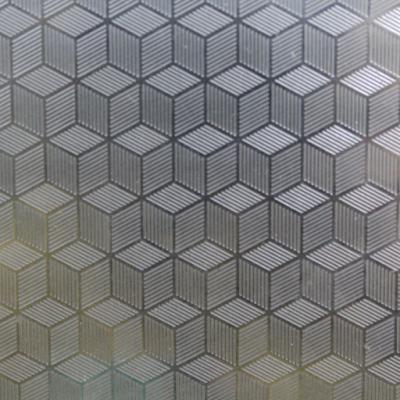 China 3D Cube Pattern Embossed Stainless Steel Sheet Plate With High Corrosion And Scratch Resistance For Decorative Panels for sale