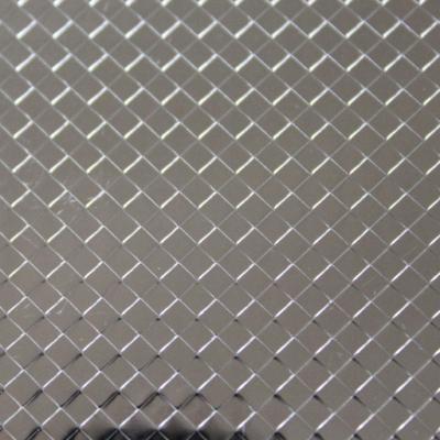 China Polished Diamond Pattern Embossed Stainless Steel Sheet Corrosion And Scratch Resistant Decorative Panel for sale