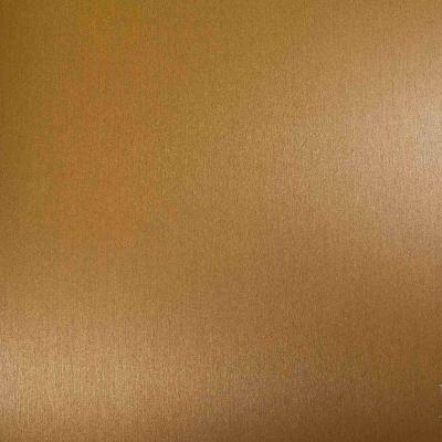 China Anodized Aluminum Panel Dark Golden Brown With Matte Fog Brushed And High Gloss Mirror Finishes For Retro Commercial Spaces for sale