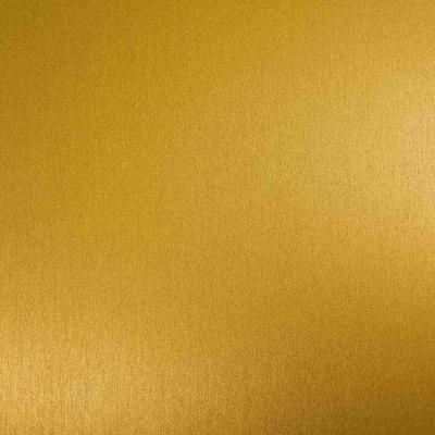 China Matte Fog Brushed Anodized Aluminum Panel In Bright Pale Golden Shade With Hard Sealed Anodizing For Durable Cladding for sale