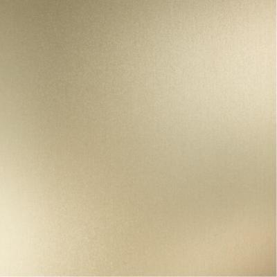 China Matte Champagne Gold Anodized Aluminum Panel With Scratch Resistant And Moisture Corrosion Resistant Properties For Luxury Decoration for sale