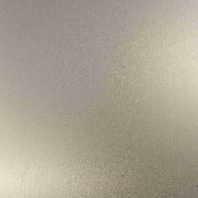 China Matte Brushed Ultra Light Champagne Aluminum Panel With Oxidation Resistance And Custom Cutting And Bending for sale