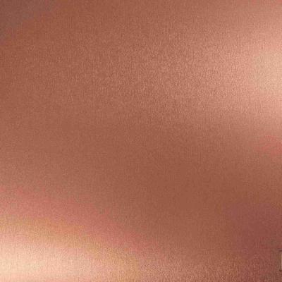 China Matte Anodized Aluminum Panel With Balanced Warm Brass Tone And Hard Anodic Layer For Premium Decorative Metal Panel for sale