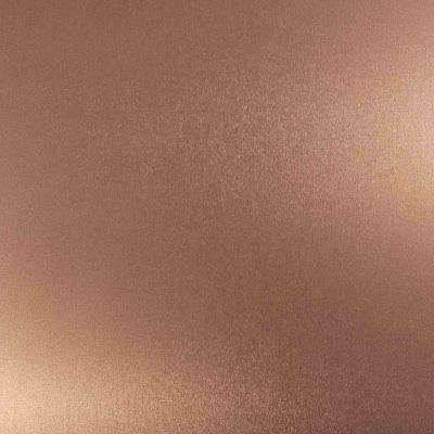 China Matte Anodized Aluminum Panel With Soft Pale Brass Tone And Anti Fingerprint Finish For Light Toned Interiors for sale