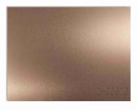 China Matte Anodized Aluminum Panel With Soft Pale Brass Tone And Anti Fingerprint Finish For Light Toned Interiors for sale