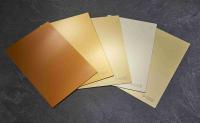 China Dark Champagne Gold Sanded Anodized Aluminum Panel For Corrosion Resistant Wall Cladding And Facades for sale