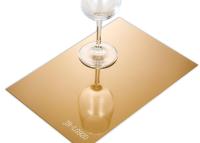 China Matte Fog Brushed Anodized Aluminum Panel In Bright Pale Golden Shade With Hard Sealed Anodizing For Durable Cladding for sale