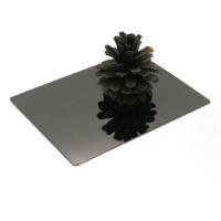 China 8K Mirror Finish Black Titanium PVD Coated Stainless Steel Sheet For Luxury Wall Cladding And Metal Trim for sale