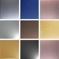 China Matte Sandblasted PVD Stainless Steel Sheet For Modern Interiors for sale