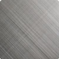 China Cross Brushed Stainless Steel Wall Cladding With PVD Ion Coating For Fingerprint Resistant Surfaces for sale