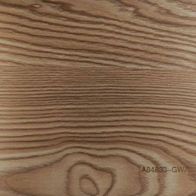China PVC Decorative Film Light Oak Mountain Grain With 3D Embossing Texture For Waterproof And Scratch Resistant Interior Design for sale