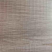 China Light Grey Fine Log Grain PVC Decorative Film With Synchronized 3D Embossing And Waterproof Scratch Resistant Surface for sale