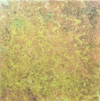 China Antique Patina Solid Copper Panel With Weathered Mottled Patterns And Hand Polished Multi Tone Finish for sale