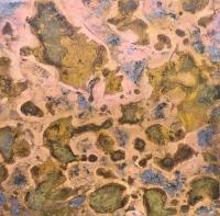 China Antique Patina Solid Copper Panel With Weathered Copper Grain And Hand Oxidation Staining for sale
