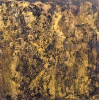 China Vintage Hand Patina Decorative Copper Plate With Golden Vein Art And High Conductivity for sale