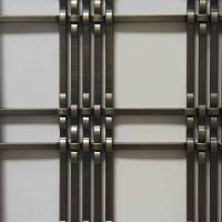 China Antique Brass Hook Woven Stainless Steel Decorative Wire Mesh for sale