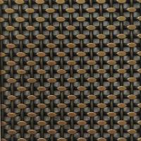 China Oval End Golden Dot Style Woven Decorative Metal Mesh for sale