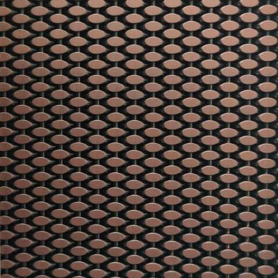 China Oval Dense Dot Antique Woven Metal Mesh for sale