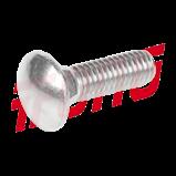China Stainless Steel Carriage Bolts With Square Neck And Round Head Corrosion Resistant Fasteners With Precision Rolled Threads for sale