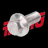 China Stainless Steel Hex Flange Bolts with Integrated Flange Washer, Corrosion Resistant and Precision Rolled Threads for sale