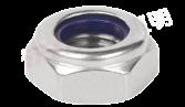 China Stainless Steel Lock Nuts With Nylon Insert And All Metal Locking Nuts Compliant With DIN And GB Standards for sale