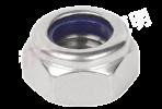 China Stainless Steel Lock Nuts With Nylon Insert And All Metal Locking Nuts Compliant With DIN And GB Standards for sale