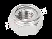 China Stainless Steel Lock Nuts With Nylon Insert And All Metal Locking Nuts Compliant With DIN And GB Standards for sale