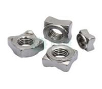 China 304 316 Stainless Steel Weld Nuts With Coarse Thread M3 To M16 In Square And Hex Styles For Sheet Metal Welding for sale