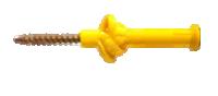 China PP Plastic Mechanical Locking Flange Anchor With High Tensile Load Bearing Capacity And Screw In Through Type Installation for sale
