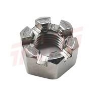 China 304 Stainless Steel Hex Slotted Nut With Anti Loosening Performance For GB6181 And GB/T6178 Standards for sale