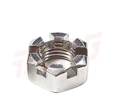 China 304 Stainless Steel Hex Slotted Nut With Anti Loosening Performance For GB6181 And GB/T6178 Standards for sale