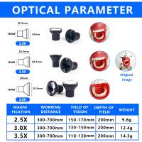 China Burite Flip-up galilean loupes 2.5X 3.0X 3.5X for sale