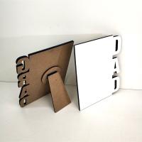 China Rectangular 18x15cm Sublimation MDF Photo Frame for sale