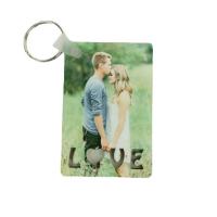 China Double Sided Sublimation MOM DAD LOVE Key Rings Blank for sale