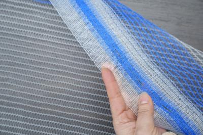 China 6-pin color strip balcony net safety protection net HDPE flat wire sunshade net ，HDPE anti hail net with UV stabilizer for sale
