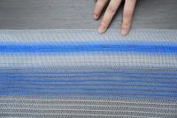 China 6-pin color strip balcony net safety protection net HDPE flat wire sunshade net ，HDPE anti hail net with UV stabilizer for sale