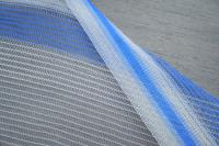 China 6-pin color strip balcony net safety protection net HDPE flat wire sunshade net ，HDPE anti hail net with UV stabilizer for sale