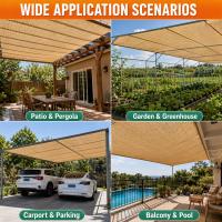 China New material six-pin shading rate 98% courtyard balcony sun protection net agricultural greenhouse shading net for sale